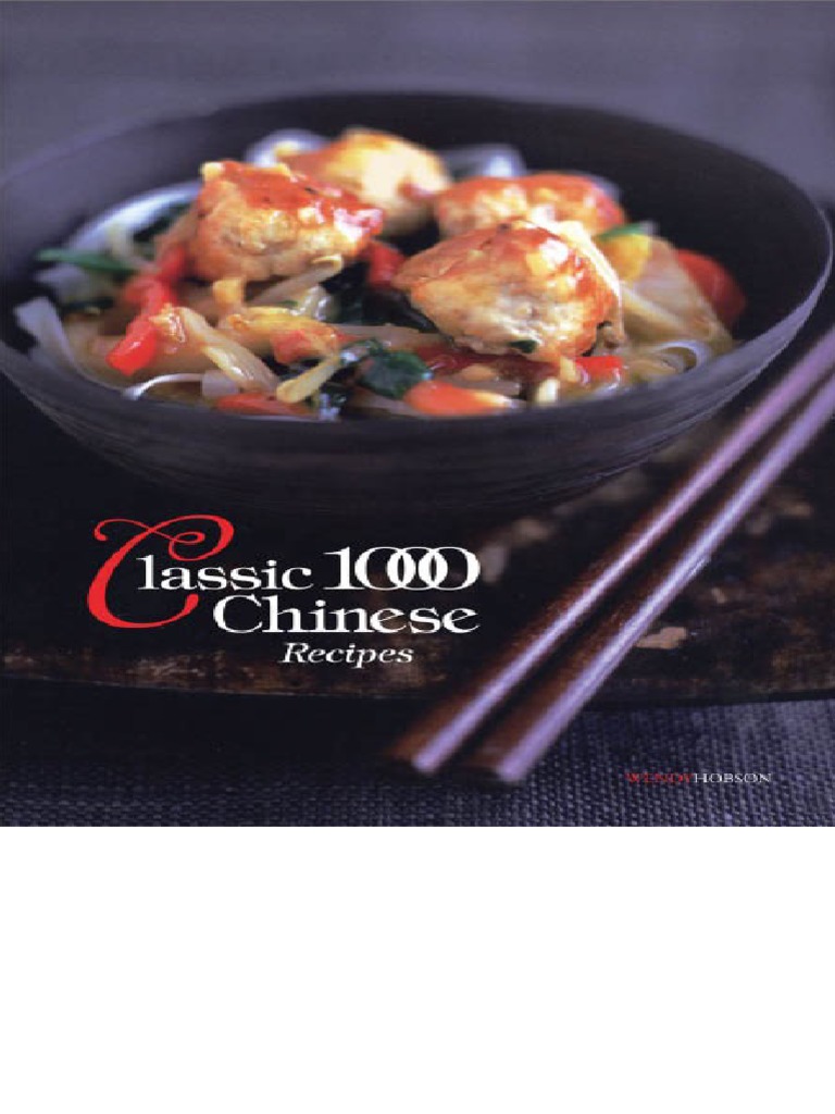 Classic 1000 Chinese Recipes | PDF | Dumpling | Kebab