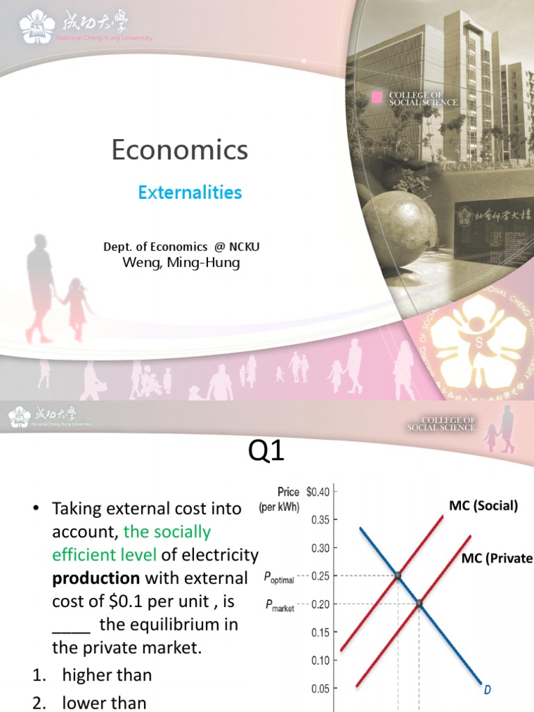 Externalities Quiz | PDF | Subsidy | Externality