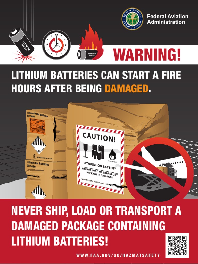 Lithium Battery Handling Poster | PDF