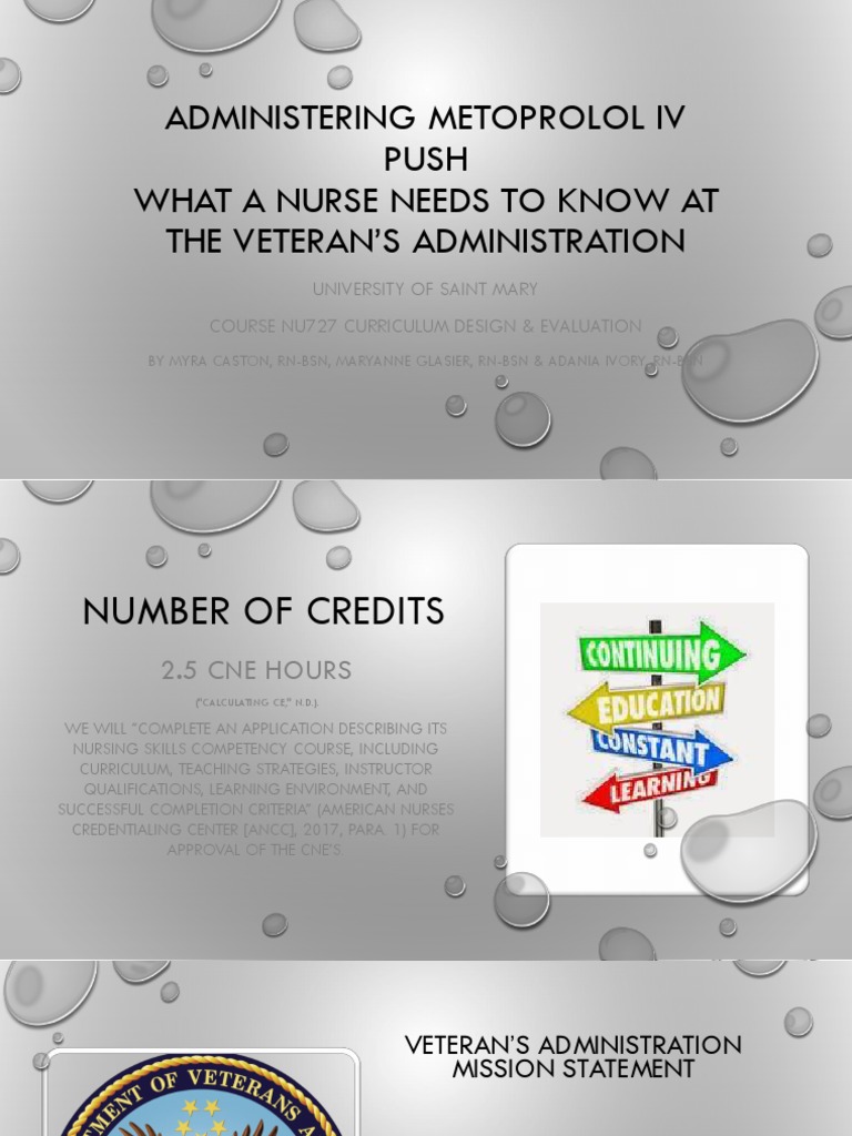 administering metoprolol iv push 1 | Heart | Hypertension