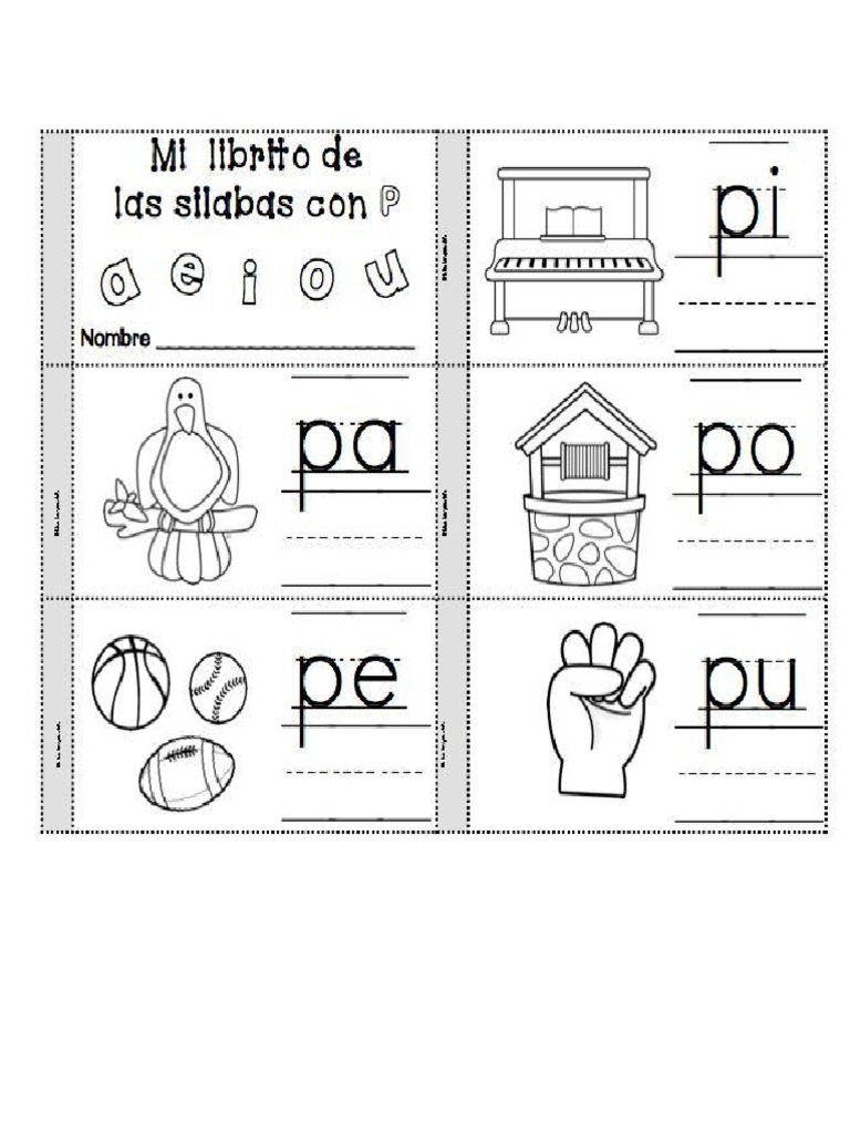 Mi Librito de Sílabas