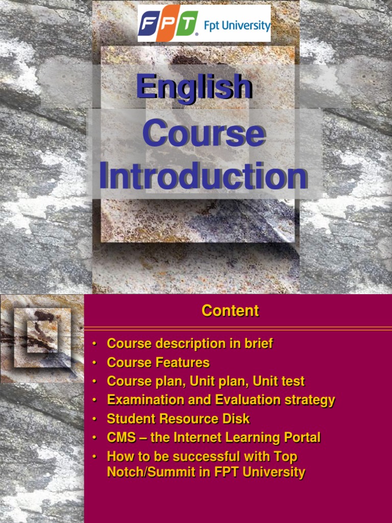 English Course Introduction | PDF | Instructional Design | Test ...