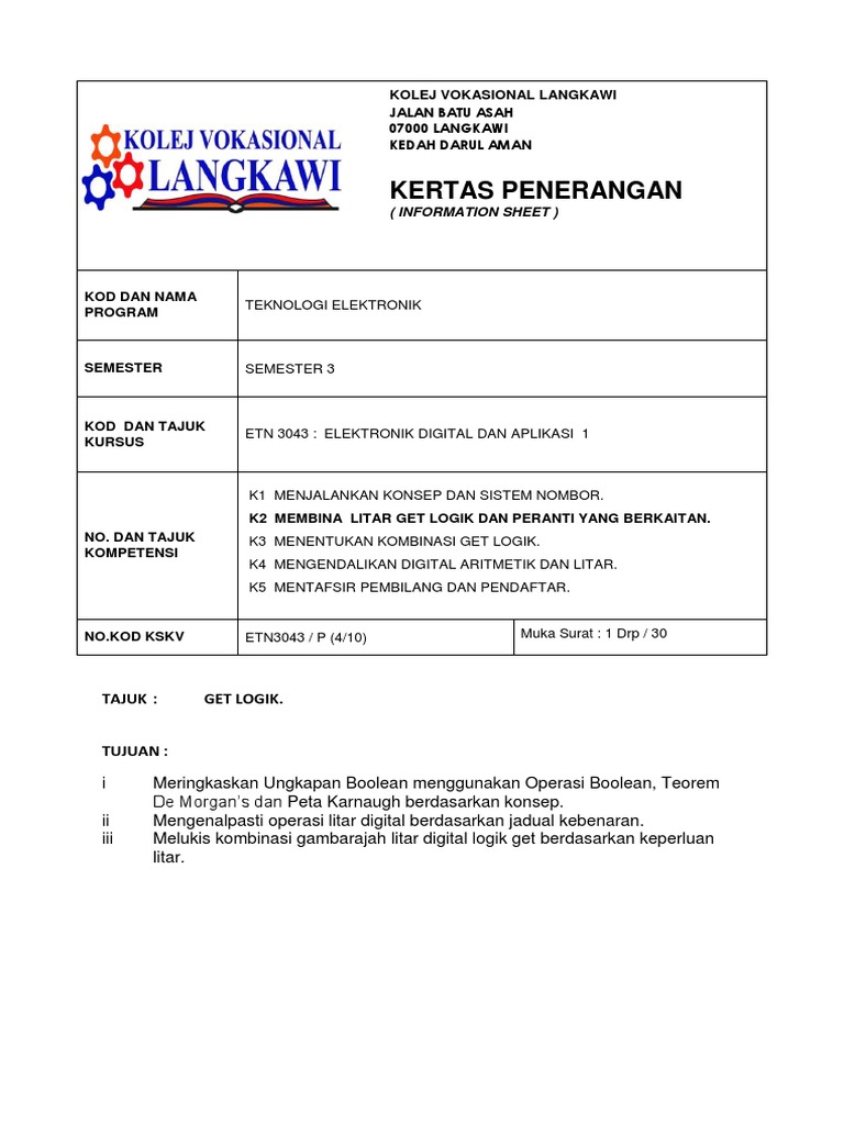 Meringkaskan Ungkapan Boolean | PDF