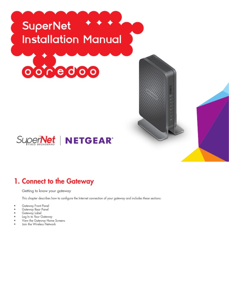 Supernet Instruction Manual | PDF | Gateway (Telecommunications) | Ip ...