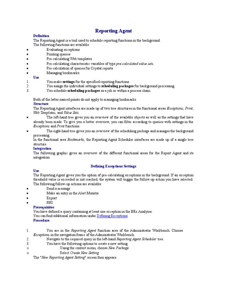 Reporting Agent | PDF | Subroutine | Email