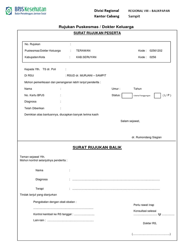 Rujukan BPJS | PDF