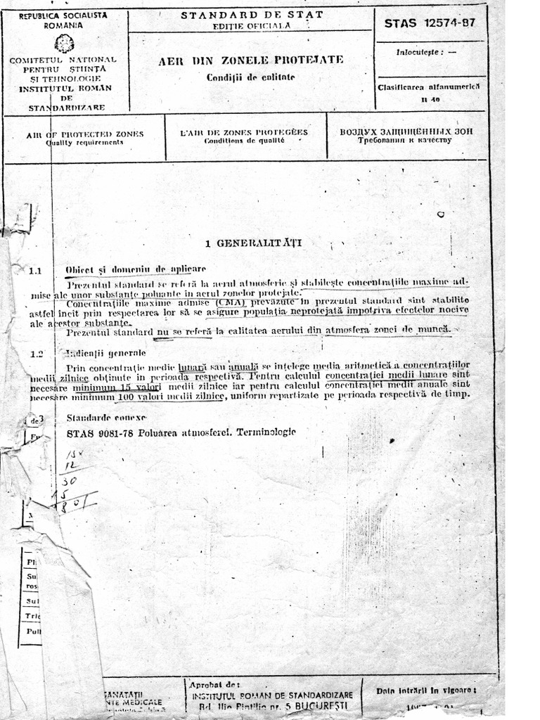 12574-87 (2) Romania Emissions | PDF