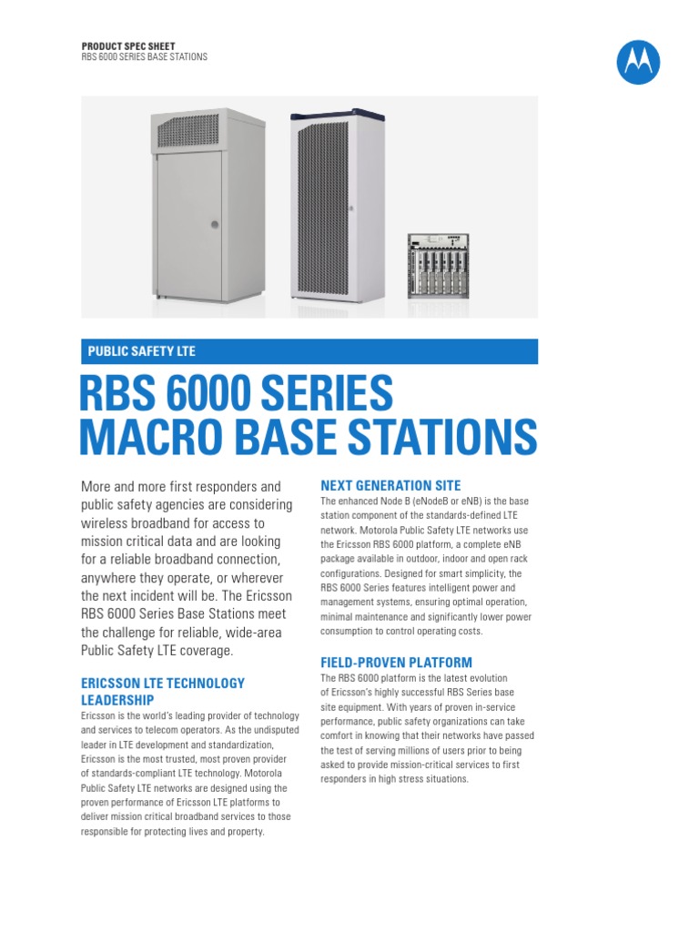 RBS 6000 Series Product | Ericsson | Lte (Telecommunication)