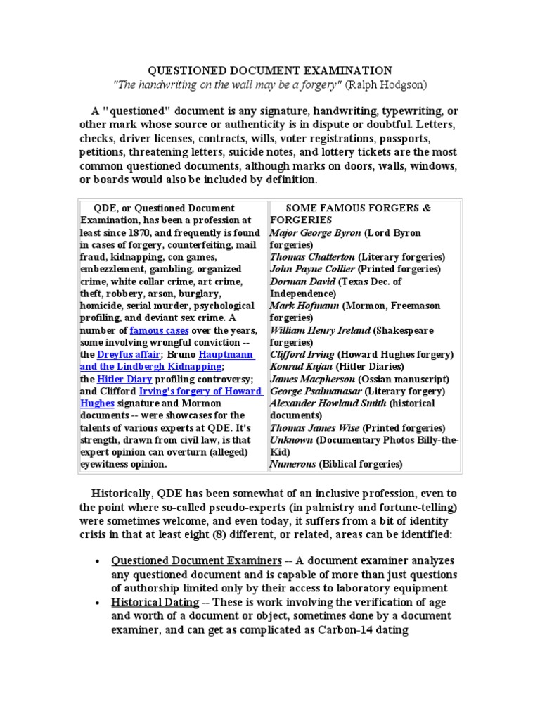 QDE | PDF | Graphology | Computer Forensics