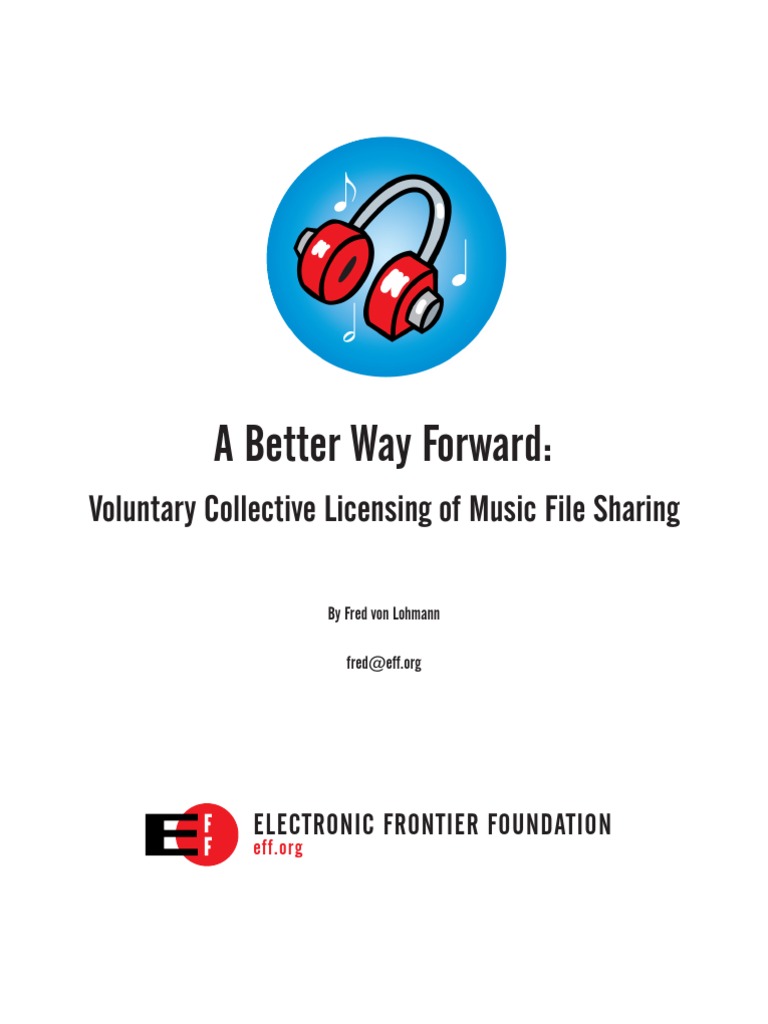 Eff A Better Way Forward | PDF | Music Industry | Subscription Business ...