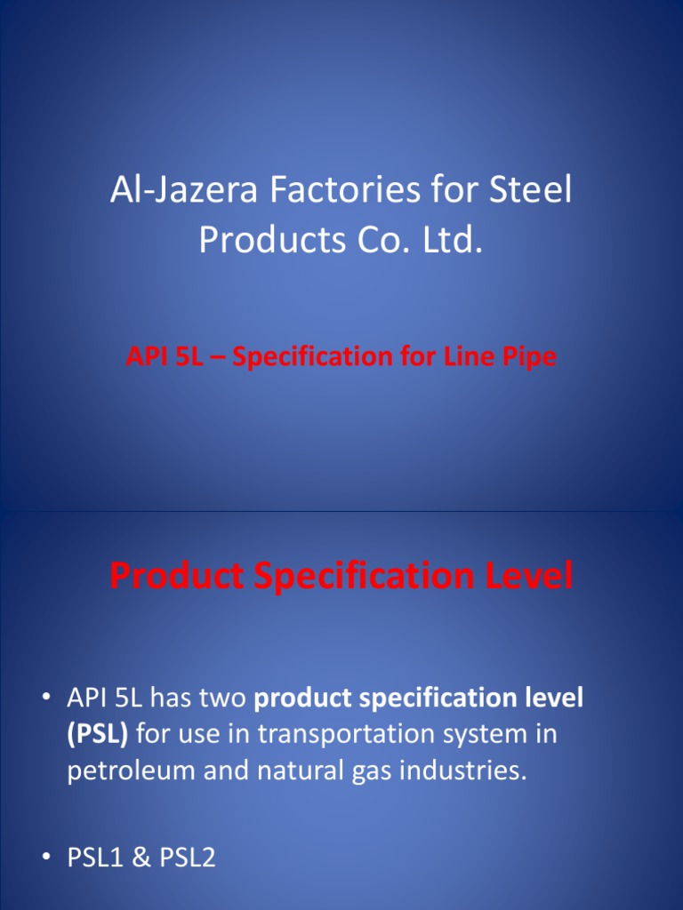 Api 5L | PDF | Pipe (Fluid Conveyance) | Heat Treating