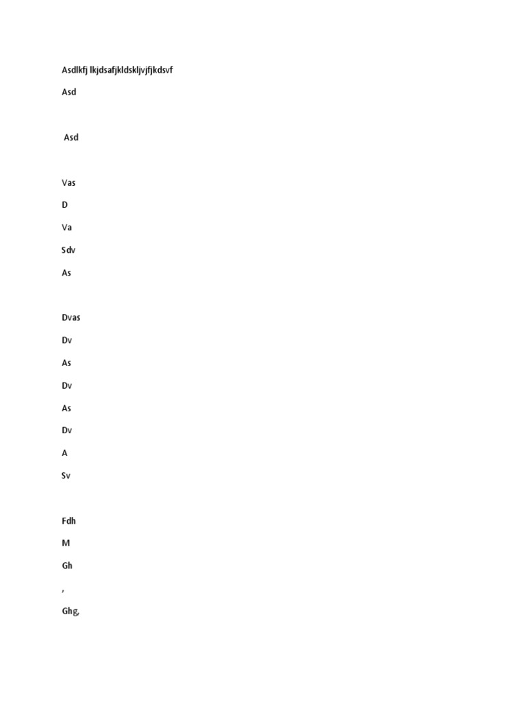 Random Text Document Analysis | PDF | Self-Improvement | Lifestyle