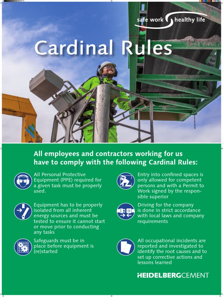 Group Cardinal Rules 2015 | PDF