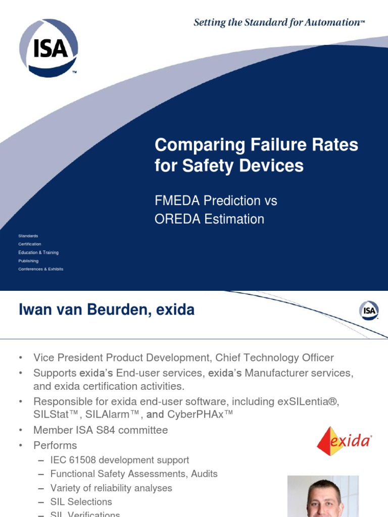 Comparing Falure Rates FMEDA Prediction Vs OREDA Estimation | PDF ...