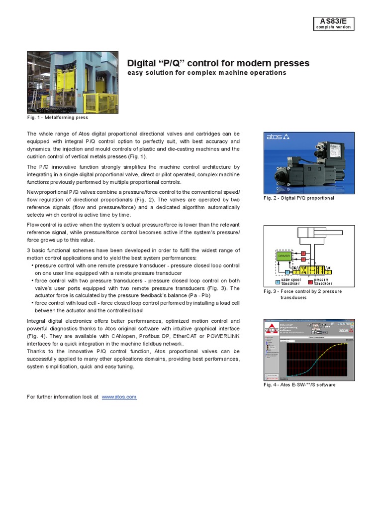 Digital "P/Q" Control For Modern Presses: Easy Solution For Complex ...
