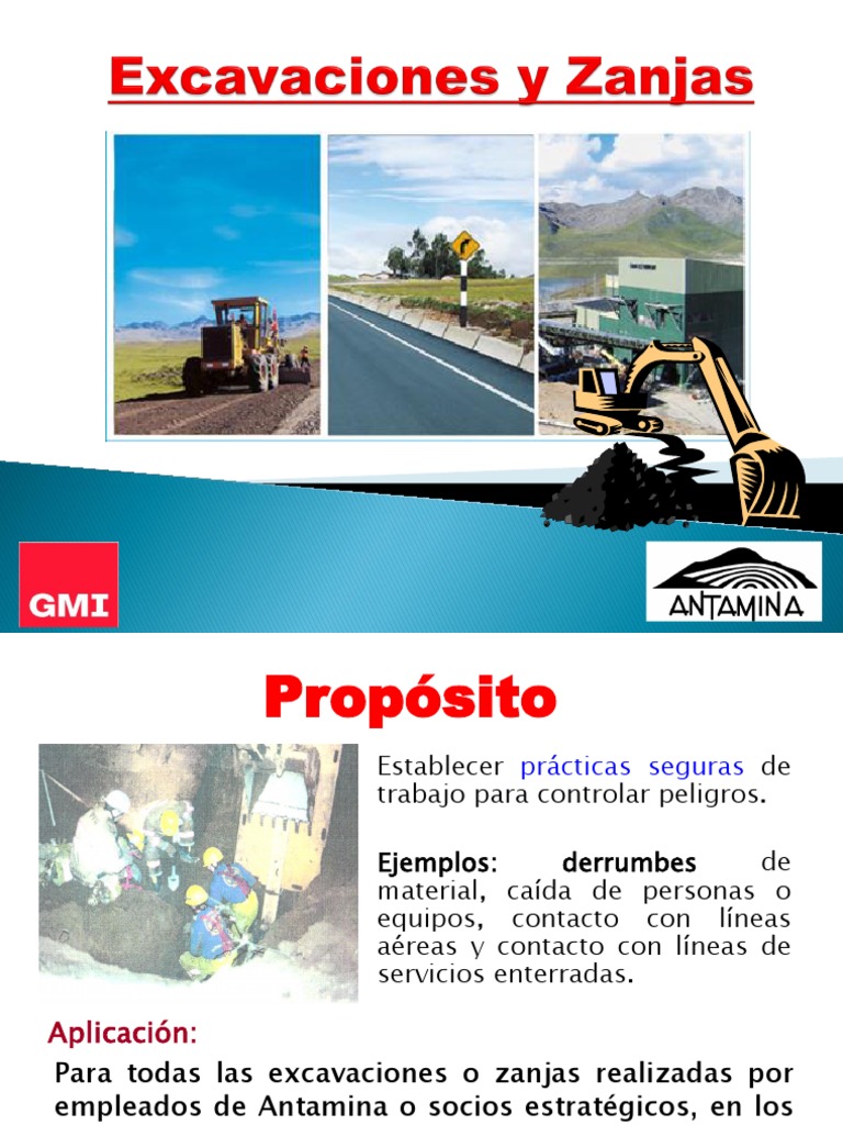 Excavaciones y Zanjas | PDF | Excavación (Arqueología) | Suelo