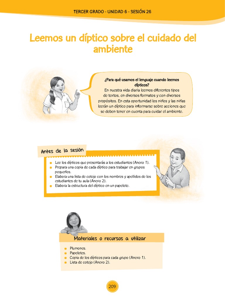 Leemos Un Díptico PDF | PDF | Residuos | Lectura (proceso)