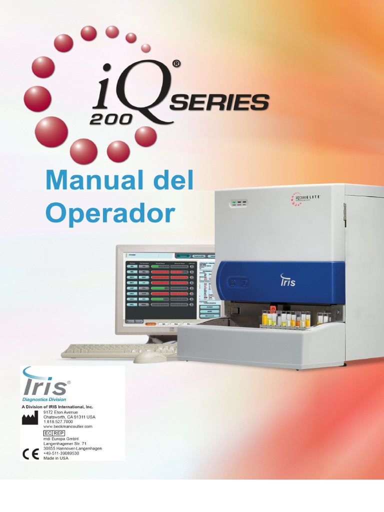 IQ 200 Manual Del Operador | PDF | Calibración | Disco compacto