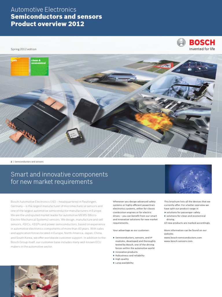 Sensores Bosch | PDF | Field Programmable Gate Array | Accelerometer