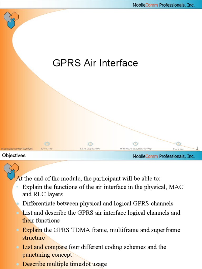 8 - GPRS Air Interface | PDF | General Packet Radio Service ...
