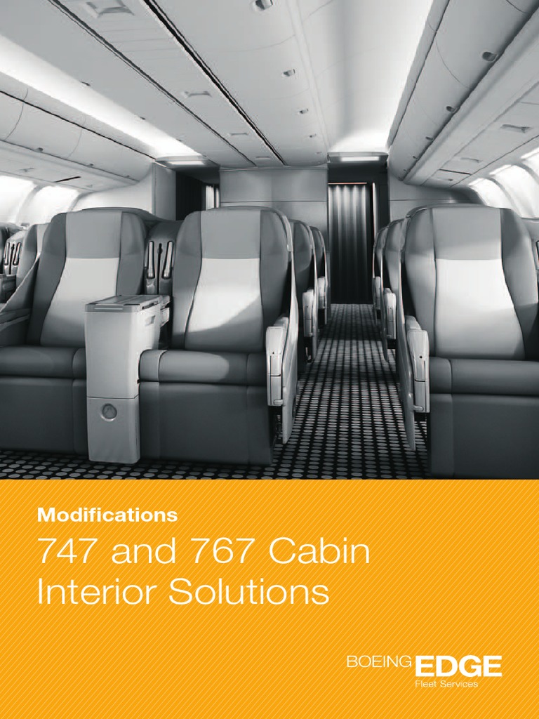 747 767 Cabin Interior | PDF | Boeing | Airplane