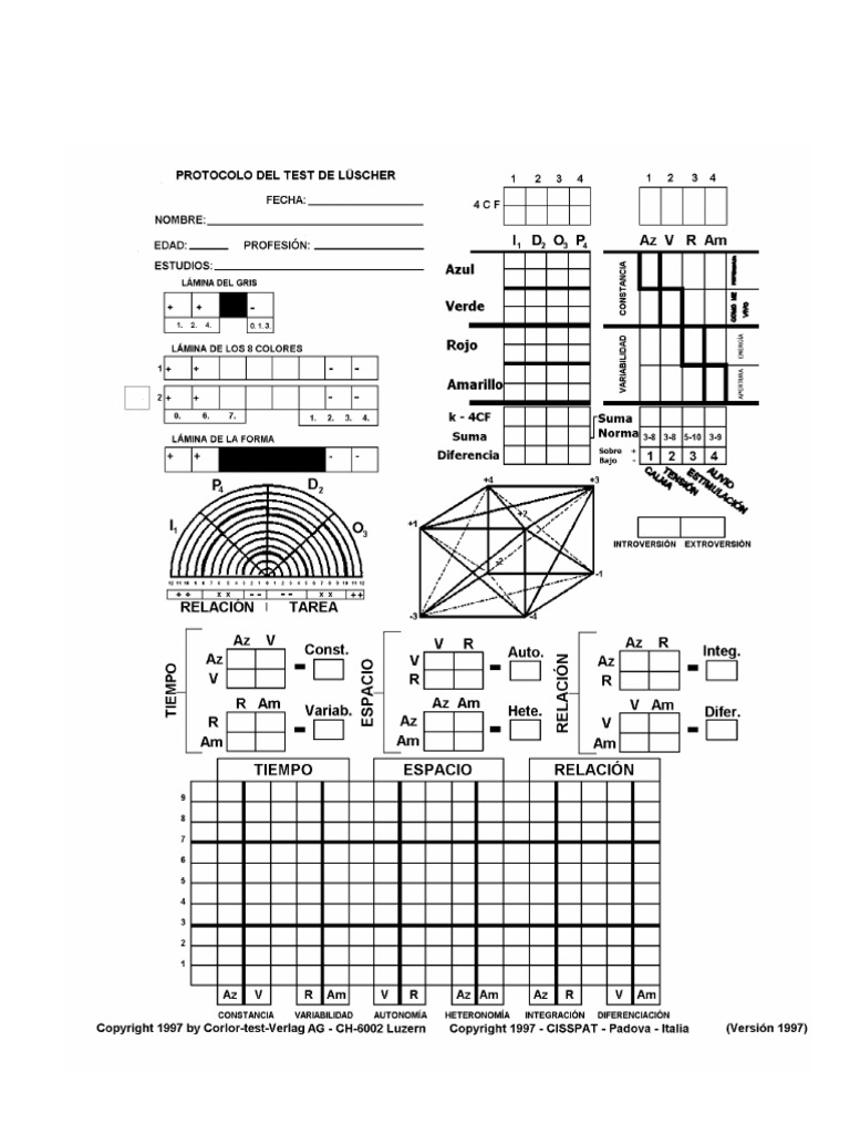 Protocolo Luscher | PDF