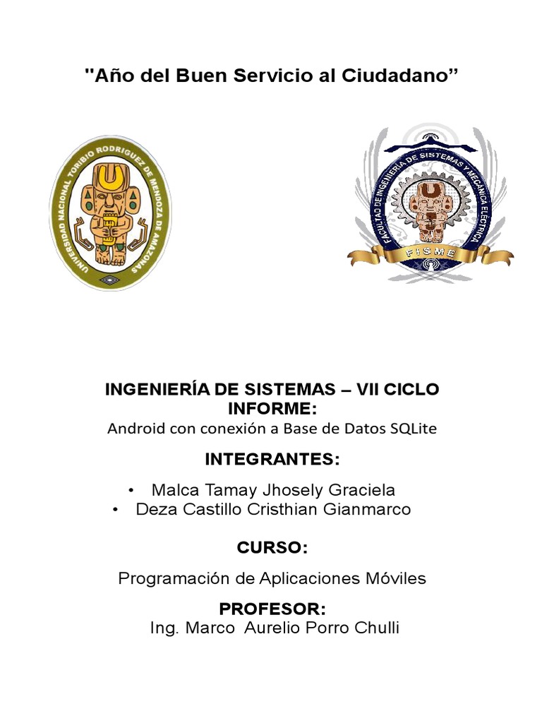 Android Con Conexión A Base de Datos SQLite | PDF | Bases de datos | Entorno de desarrollo integrado