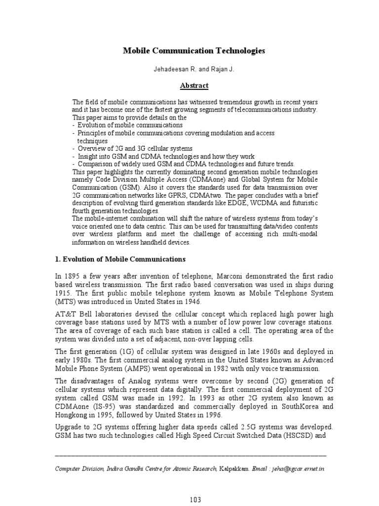 Mobile Comm Arch | PDF | Cellular Network | Channel Access Method