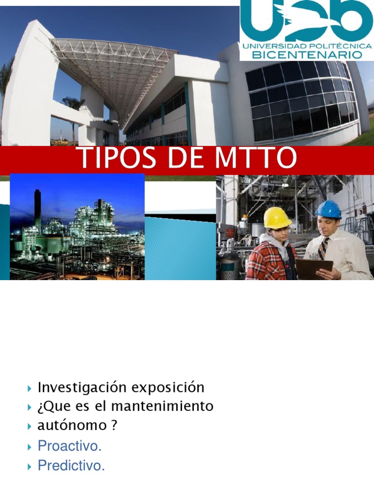 Tipos de Mtto | PDF | Termografía | Ultrasonido