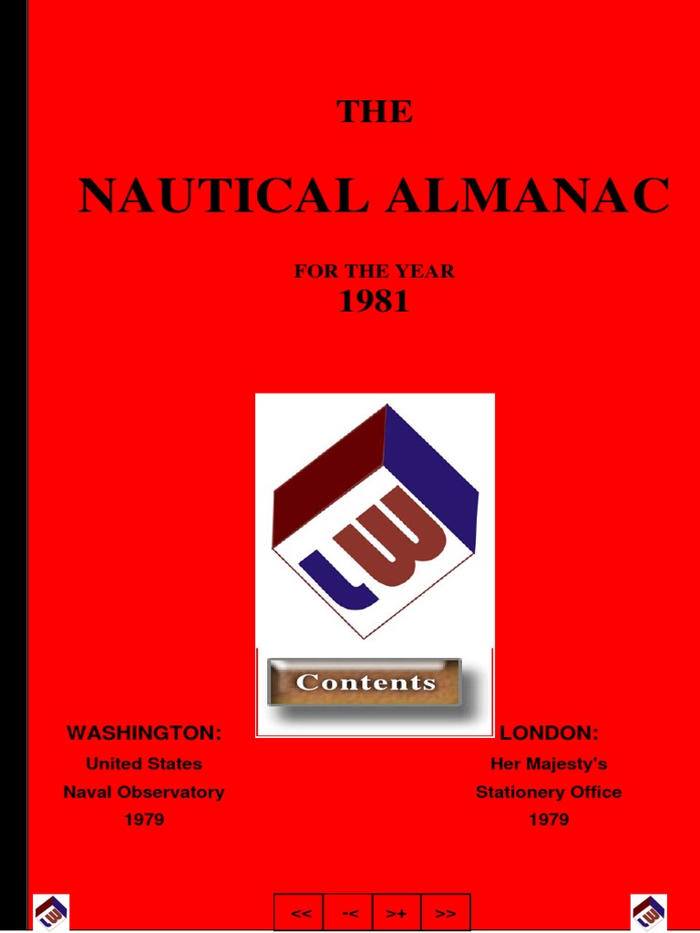 Nautical Almanac 1981 LW | PDF | Stars | Astronomy