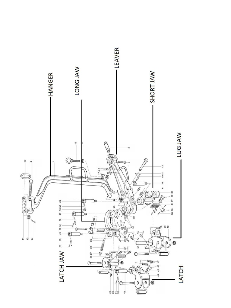 HT 55 Manual Tong Parts | PDF