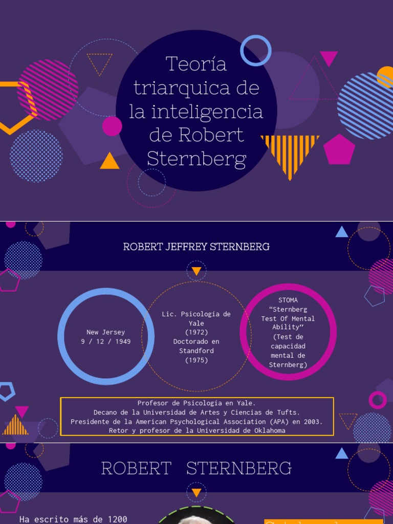 Teoría Triarquica de La Inteligencia | PDF | Neuropsicología ...