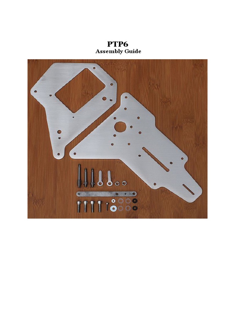 PTP6 Assembly Guide | PDF | Nut (Hardware) | Screw