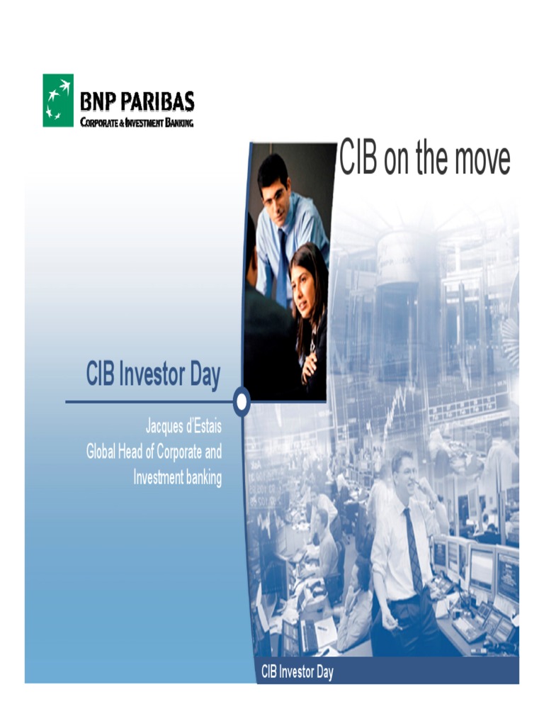 BNP Paribas CIB Investor Day | PDF | Derivative (Finance) | Hedge Fund