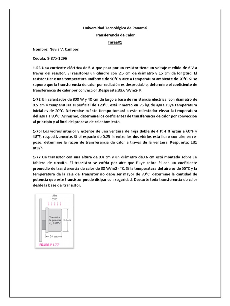 Problemas de Transferencia de Calor | PDF | Transferencia de calor ...
