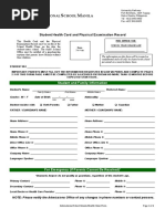 Florida School Entry Health Exam Form | PDF | Tuberculosis | Health Care