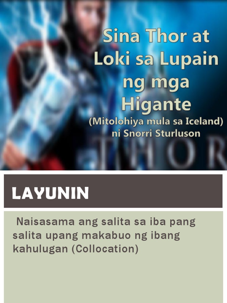 Thor at Loki | PDF