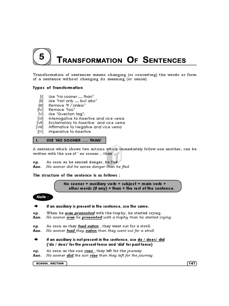 Changing Sentences Meaning PDF | PDF | Question | Semiotics