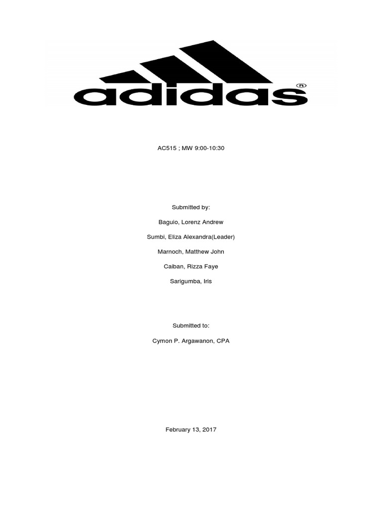 Adidas | PDF | Adidas | Revenue
