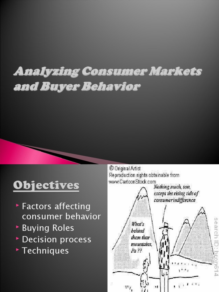 Analyzing Consumer Markets and Buyer Behavior - ppt-03 | PDF | Behavior ...