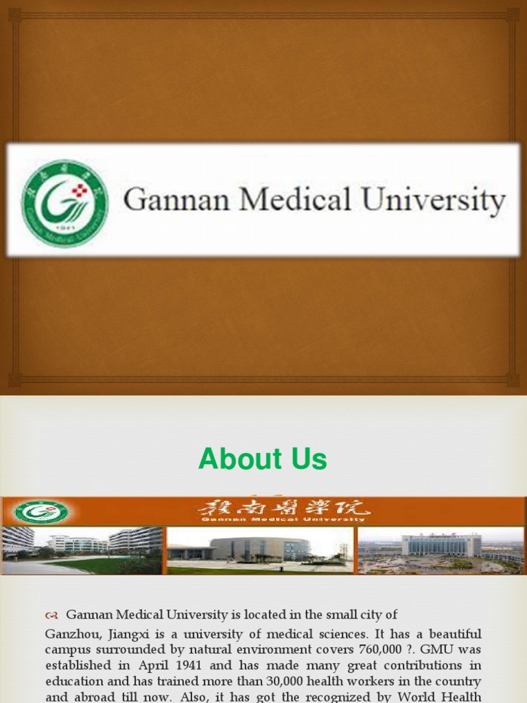 Gannan Medical University | PDF | Medical School | Bachelor's Degree