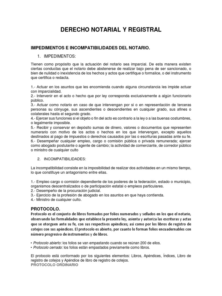 Derecho Notarial y Registral | PDF | Propiedad | Derecho Civil (Common Law)