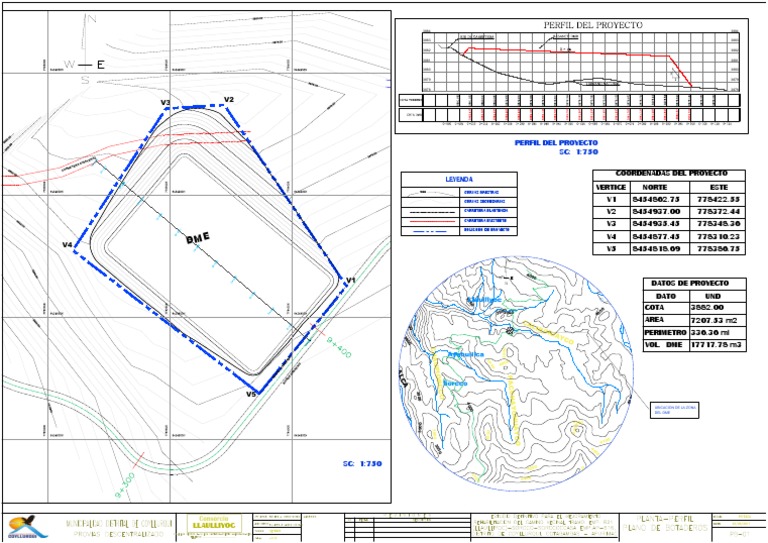 Plano de Botadero y Carreteras | PDF