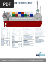 MV "Coneste": Sietas Type 168 - Partly Open Top Container Vessel | PDF ...