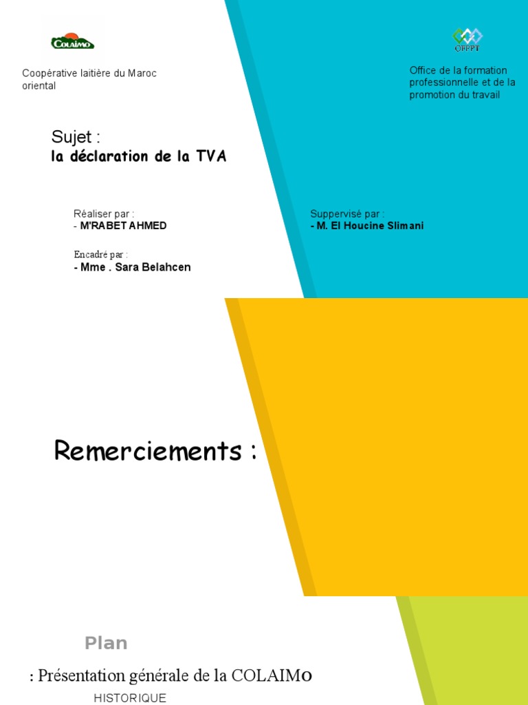 Colaimo | PDF | Taxe sur la valeur ajoutée | Business (Général)