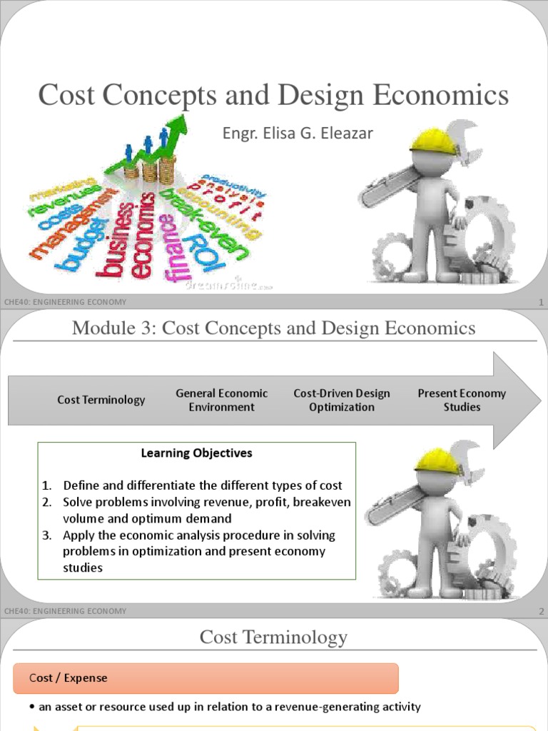 03-Cost Concepts and Design Engineering | PDF | Mathematical Optimization | Prices