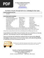 (Program Flow Draft) : 1 Birthday & Christening | PDF | Birthdays ...