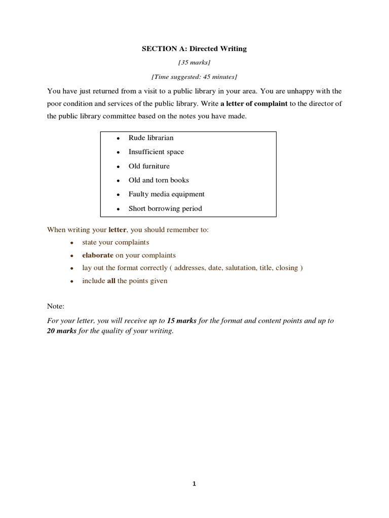 Paper 1 English Form 5 | PDF