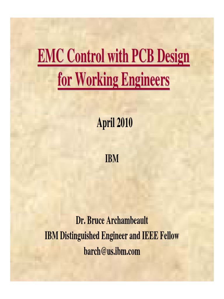 PCB Ibm PDF | PDF | Decibel | Electromagnetic Compatibility