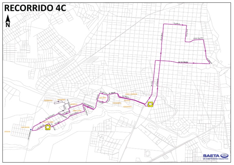 Recorrido Saeta Salta 4C | PDF